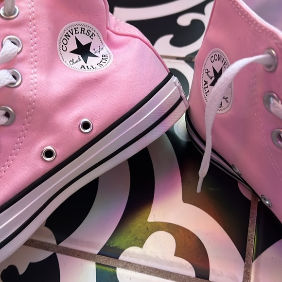 Converse | Shoes | High Top Light Pink Converse Chuck Taylor All Star ...